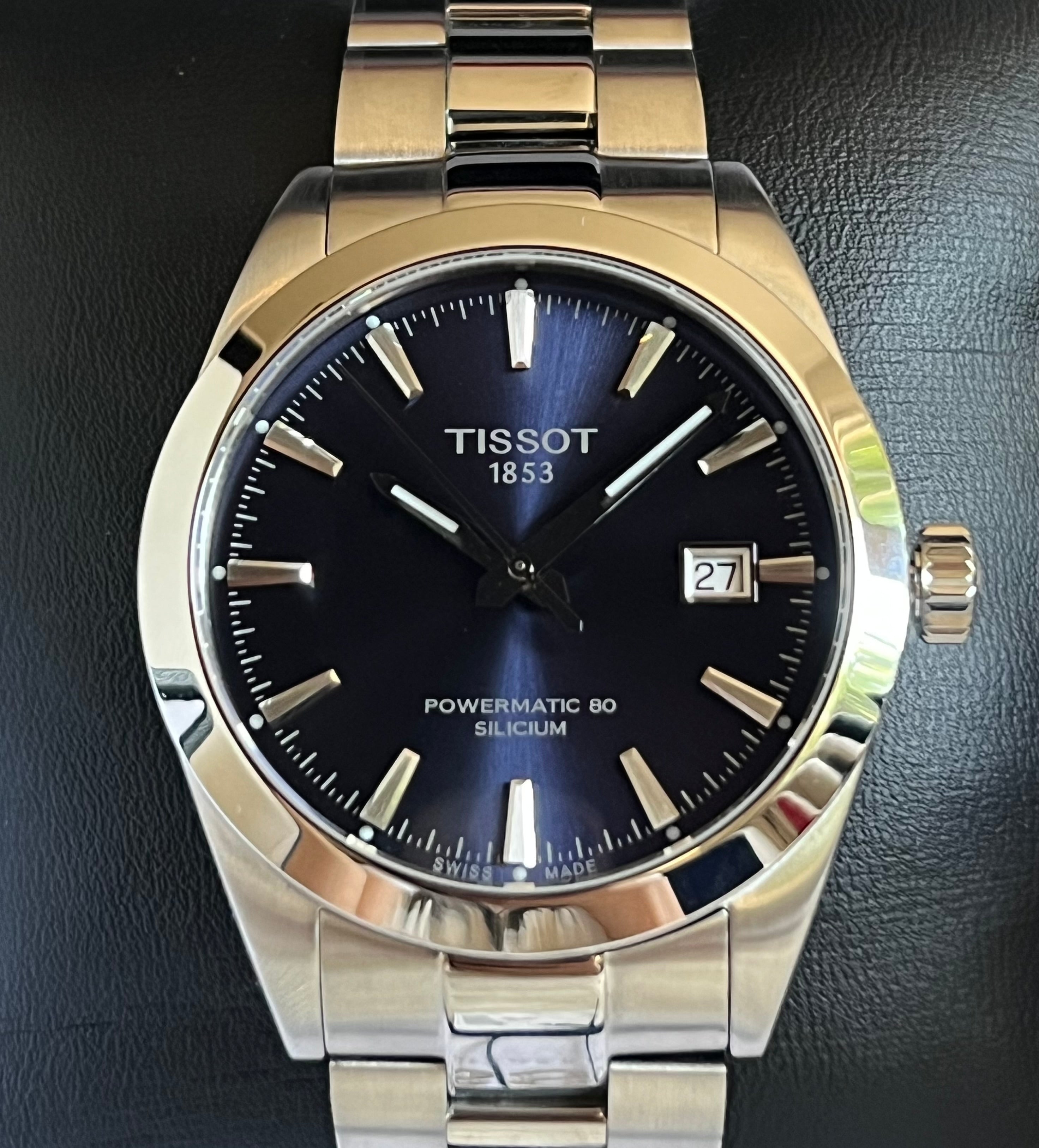 Tissot Men’s Gentleman Powermatic 80 Silicium Watch – Club de Mode
